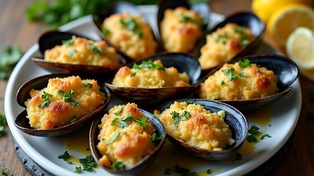 Delicious Stuffed Baked Mussels Recipe Youâ€™ll Love - Home Recipe Vault